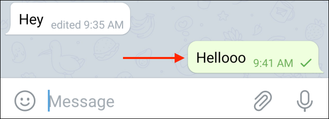 How to Edit Sent Messages in Telegram