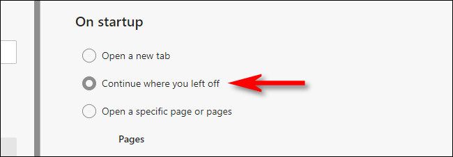 How to Make Edge Always Open with Your Previously Open Tabs