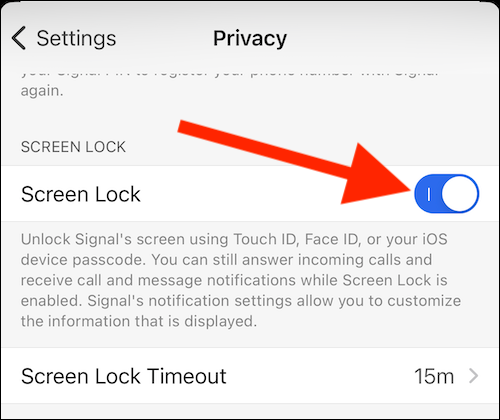How to Protect Signal Messages With a Passcode