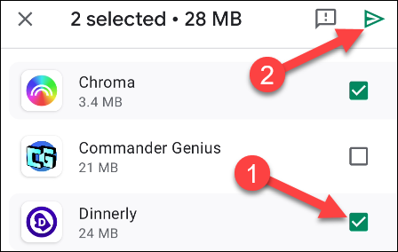 How to Send Apps Between Android Devices