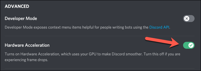 How to Enable or Disable Hardware Acceleration in Discord