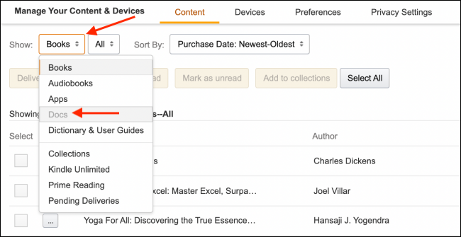 How to Delete Books and Documents from Your Kindle Library