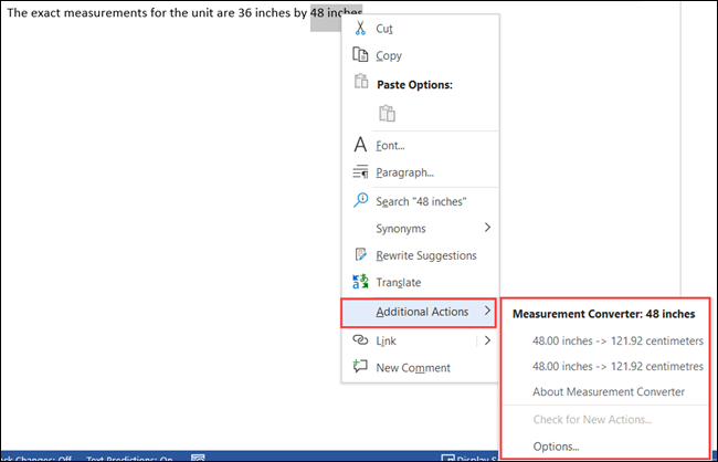 How to Use the Measurement Converter in Word, PowerPoint, and Outlook