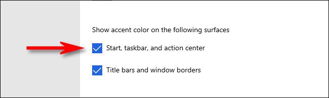 How to Fix "Start, Taskbar, and Action Center" Accent Color Grayed Out ...