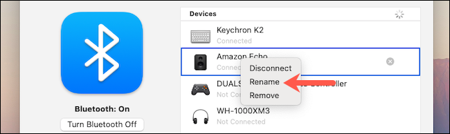 How to Rename a Bluetooth Device on Your Mac