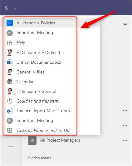 How to Open Previously Visited Locations in Microsoft Teams