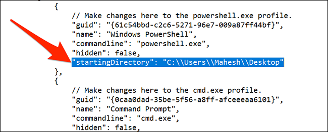 How to Change the Default Directory in Windows Terminal