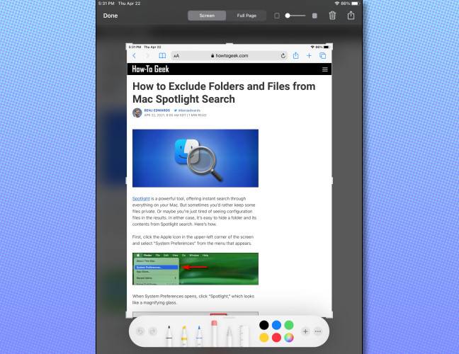 How to Take a Screenshot on iPad