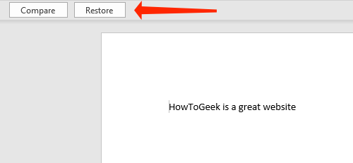 How to View and Restore Previous Versions of a Word Document