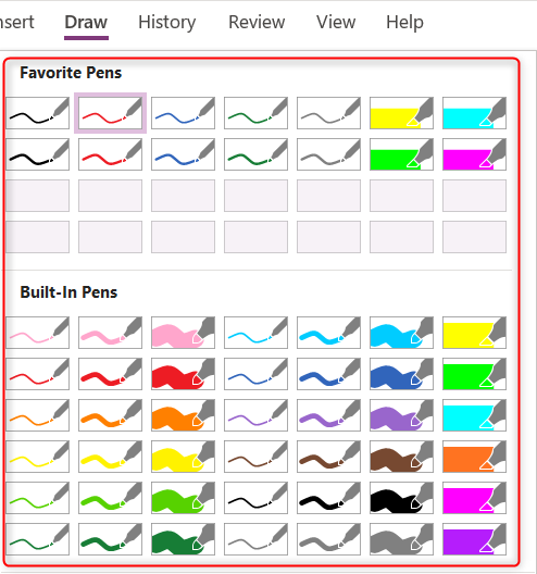 How to Draw in Microsoft OneNote