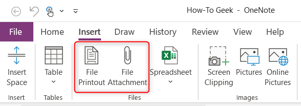 How to Insert a Word Document into OneNote Notes