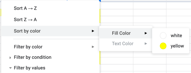 How to Sort in Google Sheets