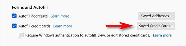 How to View Your Saved Credit Card Numbers in Firefox