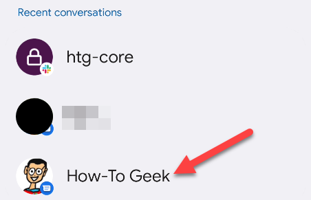 How to Use the Conversation Widget on Android