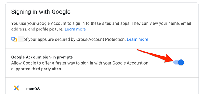 How to Turn Off the "Sign in with Google" Prompt on Websites