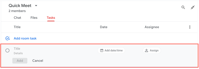 How to Create and Assign Tasks in Google Chat