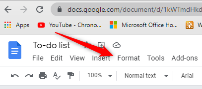 How to Apply Strikethrough to Text in Google Docs