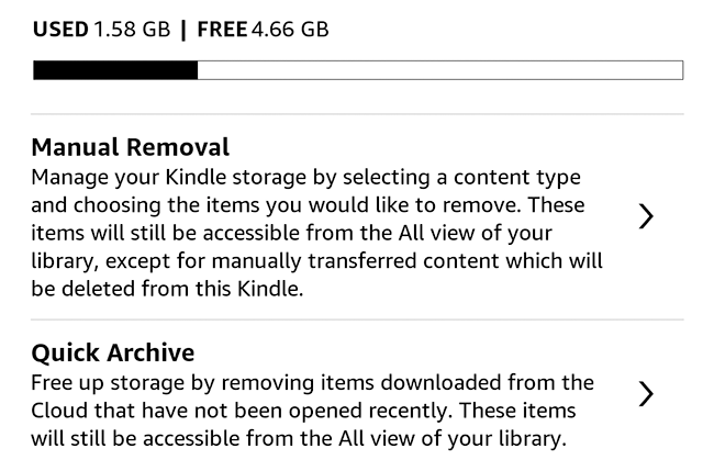 How to Free Up Space on Your Kindle
