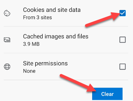 How to Clear Cookies and Site Data on Android