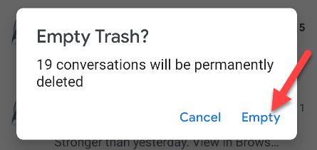 How to Empty the Trash in Gmail