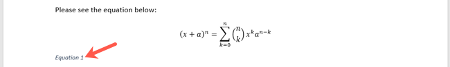 How to Number or Label Equations in Microsoft Word