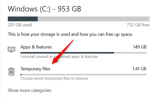 How to Delete Temporary Files on Windows 10