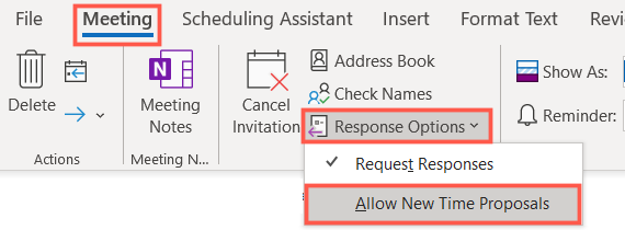 How to Manage New Time Proposals in Microsoft Outlook Calendar