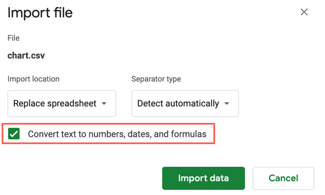 How to Import Different File Types into Google Sheets