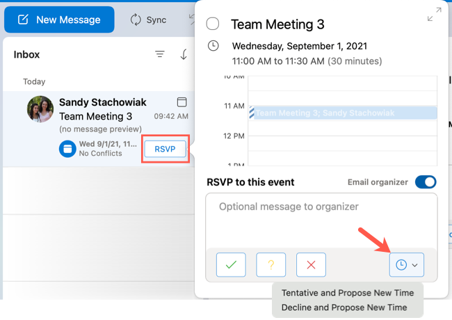 How to Propose a New Time for a Microsoft Outlook Event