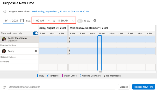 How to Propose a New Time for a Microsoft Outlook Event