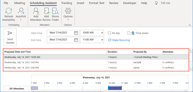 How to Manage New Time Proposals in Microsoft Outlook Calendar