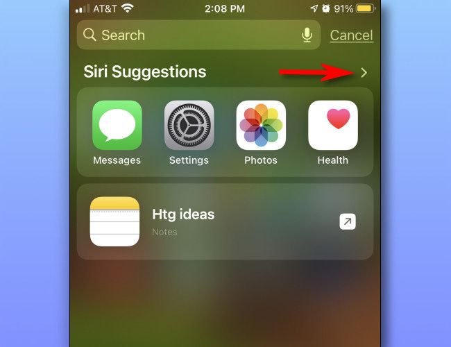 FYI: You Can Expand the Siri Suggestions Menu on iPhone and iPad
