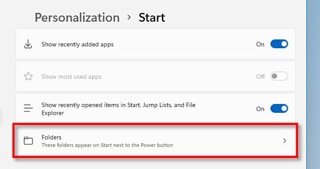 How To Add Folder Shortcuts To The Start Menu On Windows 11