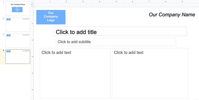 How to Create Template Slides with Theme Builder in Google Slides
