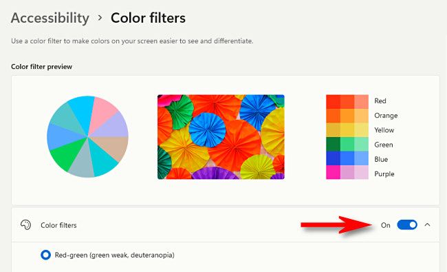 How to Use Color Filters in Windows 11