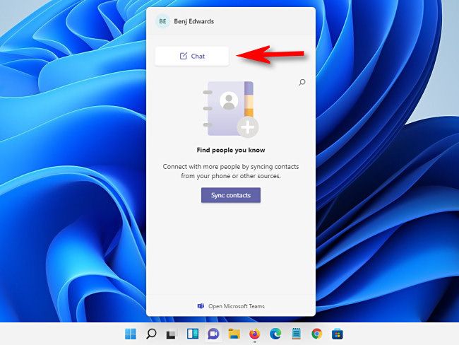 How to Use Teams Chat in Windows 11
