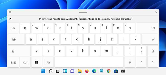 How to Enable the Touch Keyboard on Windows 11