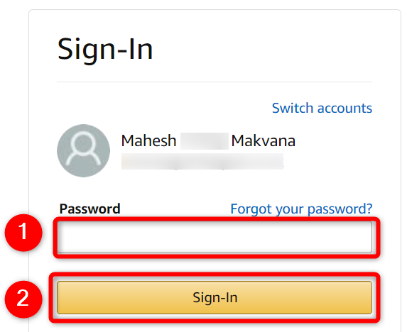 How to Change Your Amazon Account Password