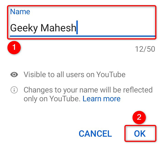 How to Change Your YouTube Channel Name