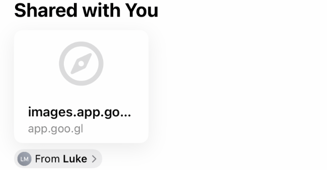 What Is "Shared with You" on iPhone and iPad?
