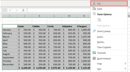 How To Move Cells In Microsoft Excel