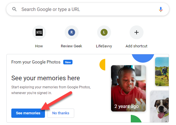 How to Enable Google Photos Memories on Chrome's New Tab Page