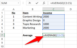 How To Calculate Average In Microsoft Excel