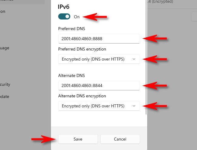 How to Enable DNS Over HTTPS on Windows 11