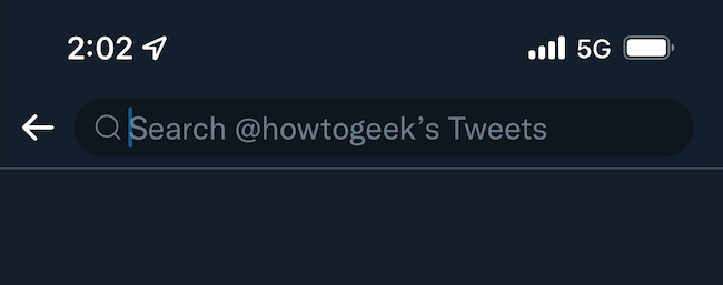 You Can Search Through a User's Tweets on Twitter for iPhone