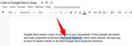 How To Hyperlink In Google Docs