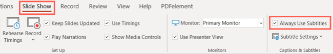 How to Set Up and Use Subtitles in Microsoft PowerPoint