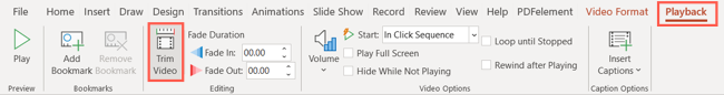 How to Trim a Video in a Microsoft PowerPoint Slideshow