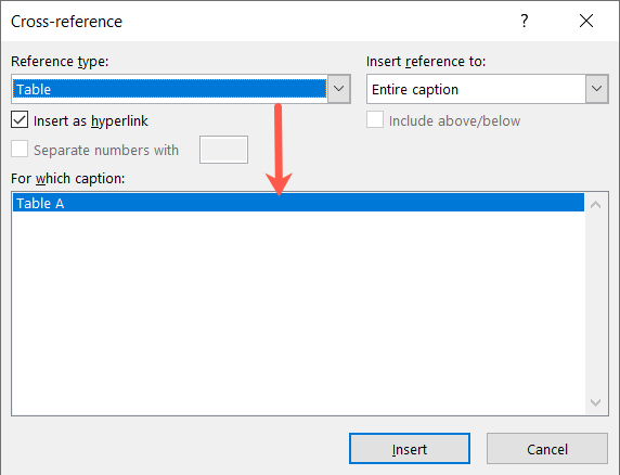 How to Cross-Reference in Microsoft Word