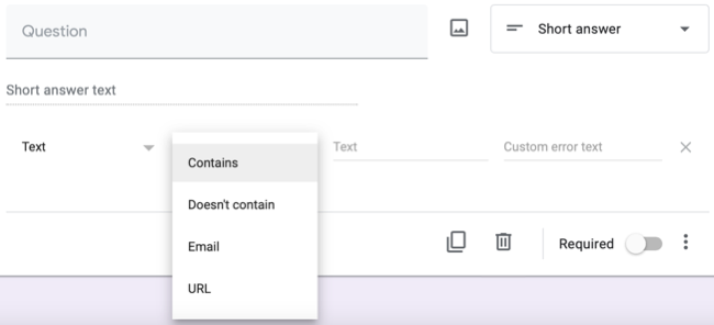 How to Validate Responses in Google Forms